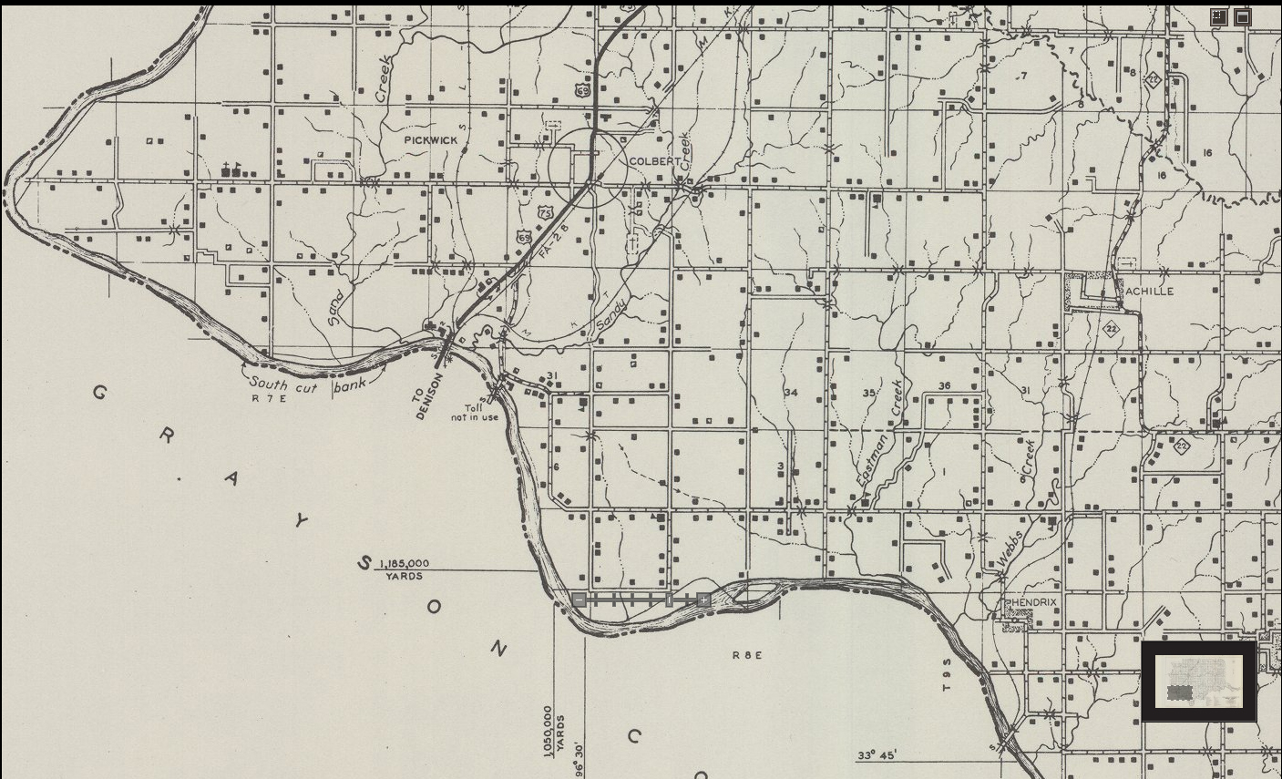 Forgotten Landmarks-Red River Free Bridge and Red River Toll Bridge ...