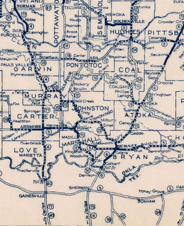 Forgotten Landmarks-Red River Free Bridge and Red River Toll Bridge ...