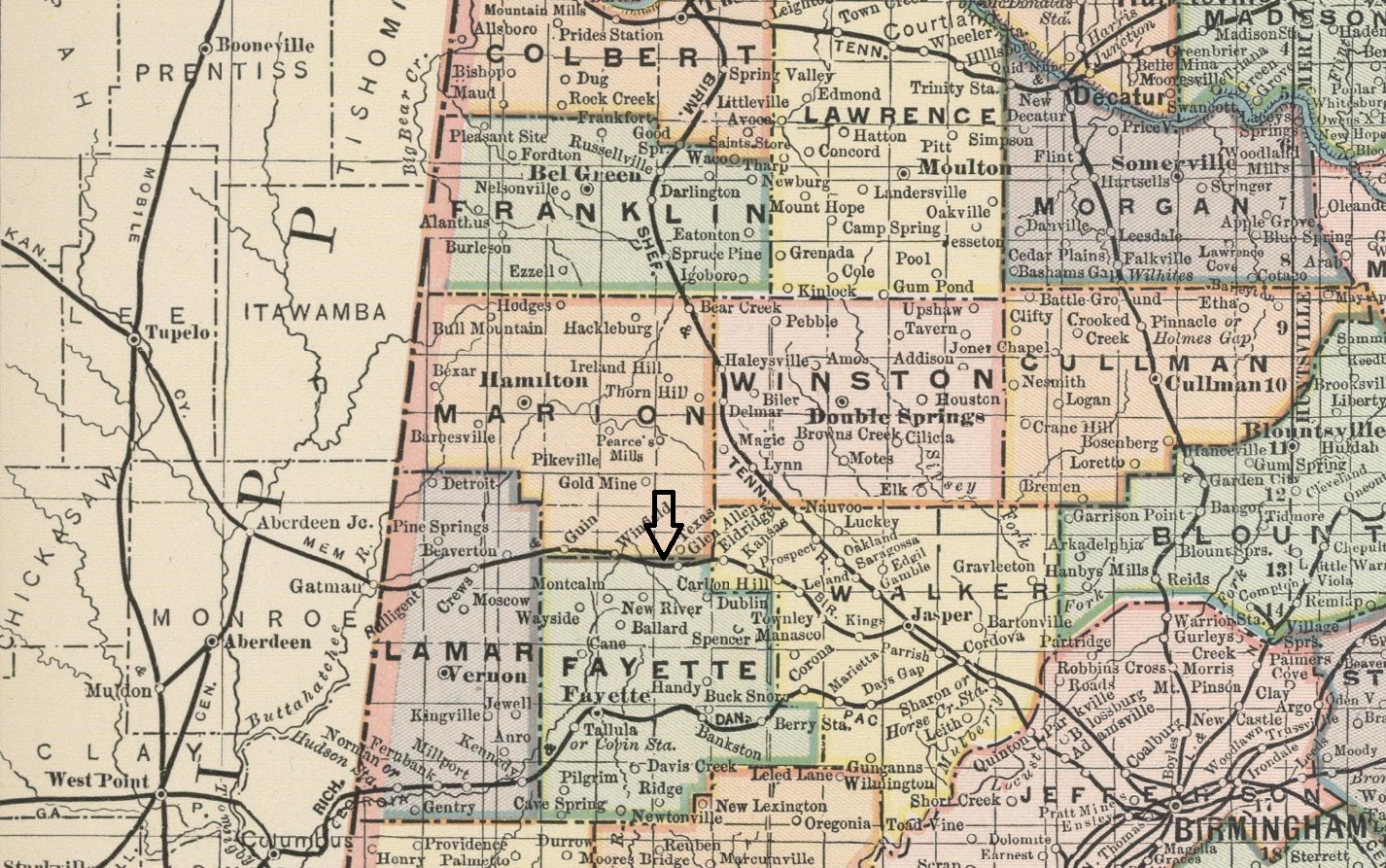 American Auto Trail-Bankhead Highway (Jasper to Guin AL) – Historic ...