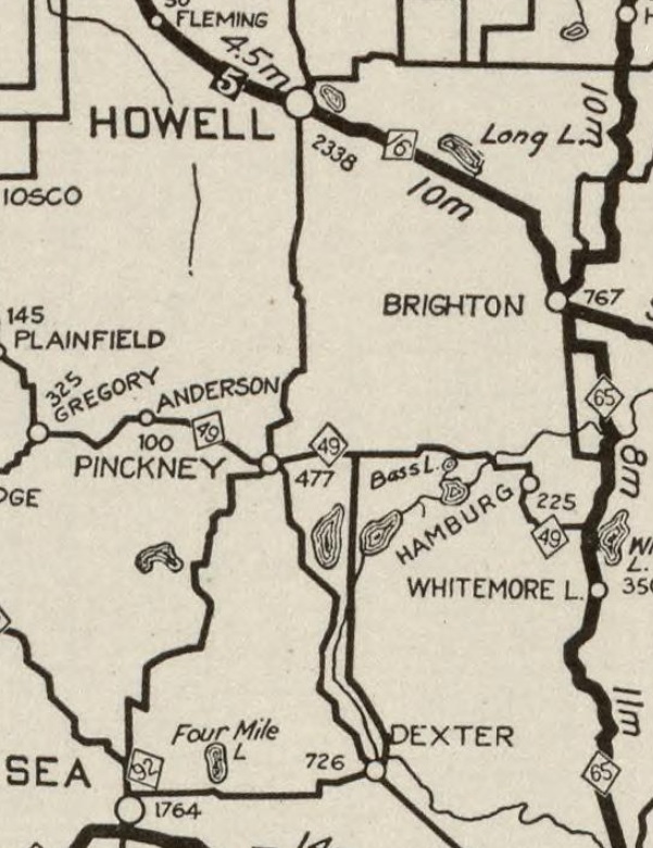 American Auto Trail-Pinckney Road (Howell to Dexter MI) – Historic ...