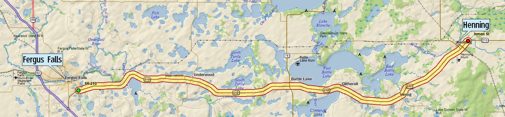 American Auto Trail-Northern Pacific Railway (Fergus Falls to Henning ...