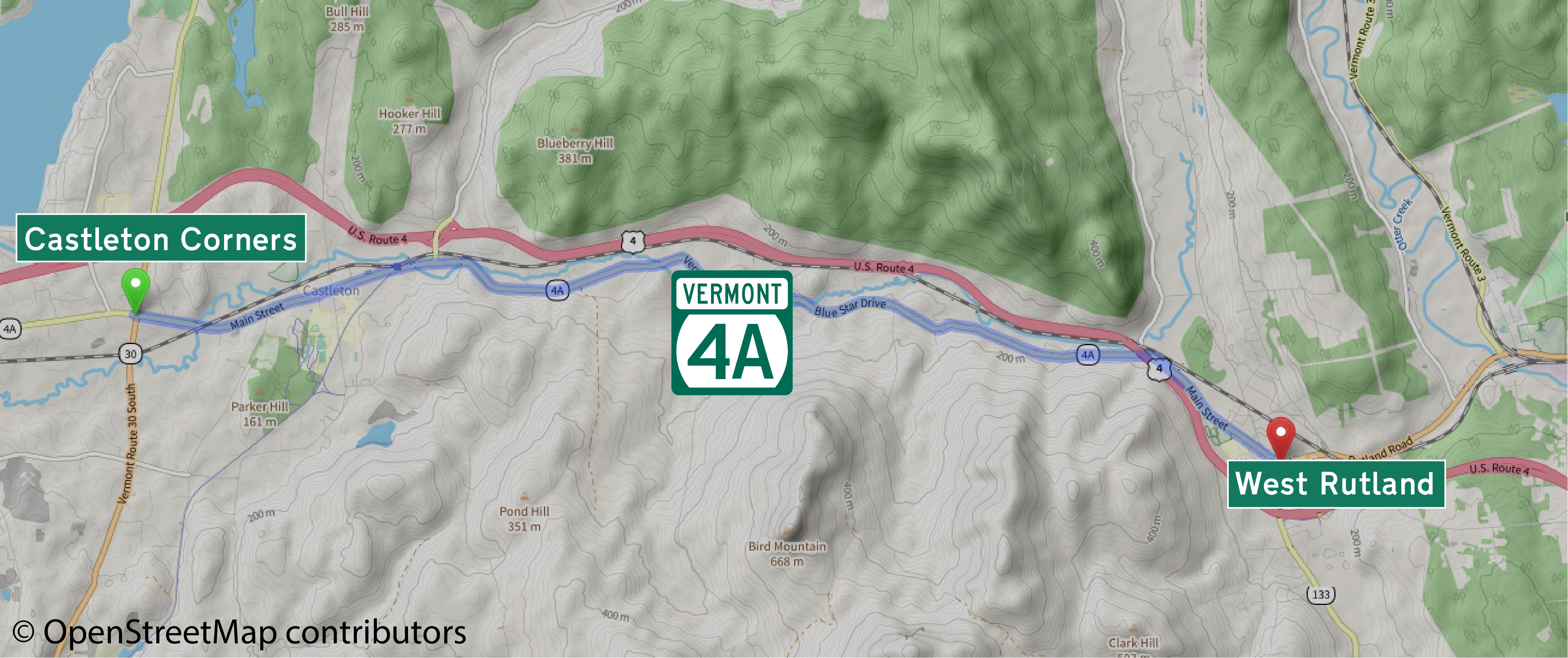 American Auto Trail-Castleton River Valley (Castleton Corners to West ...